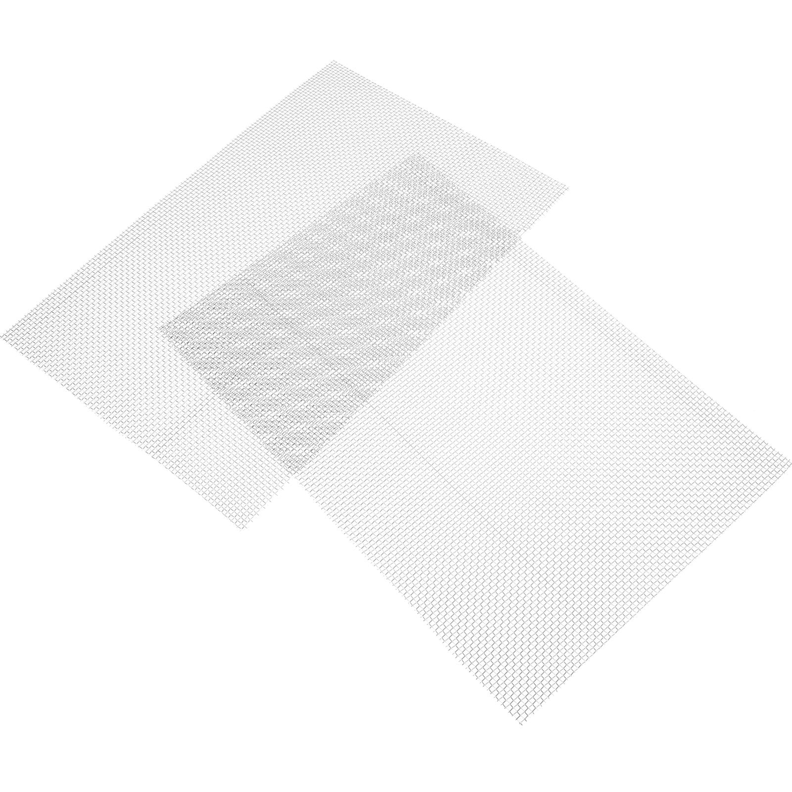 FRCOLOR 2 pcs Stainless Steel Wire Mesh Metal Wire Mesh DIY Wire Mesh ...