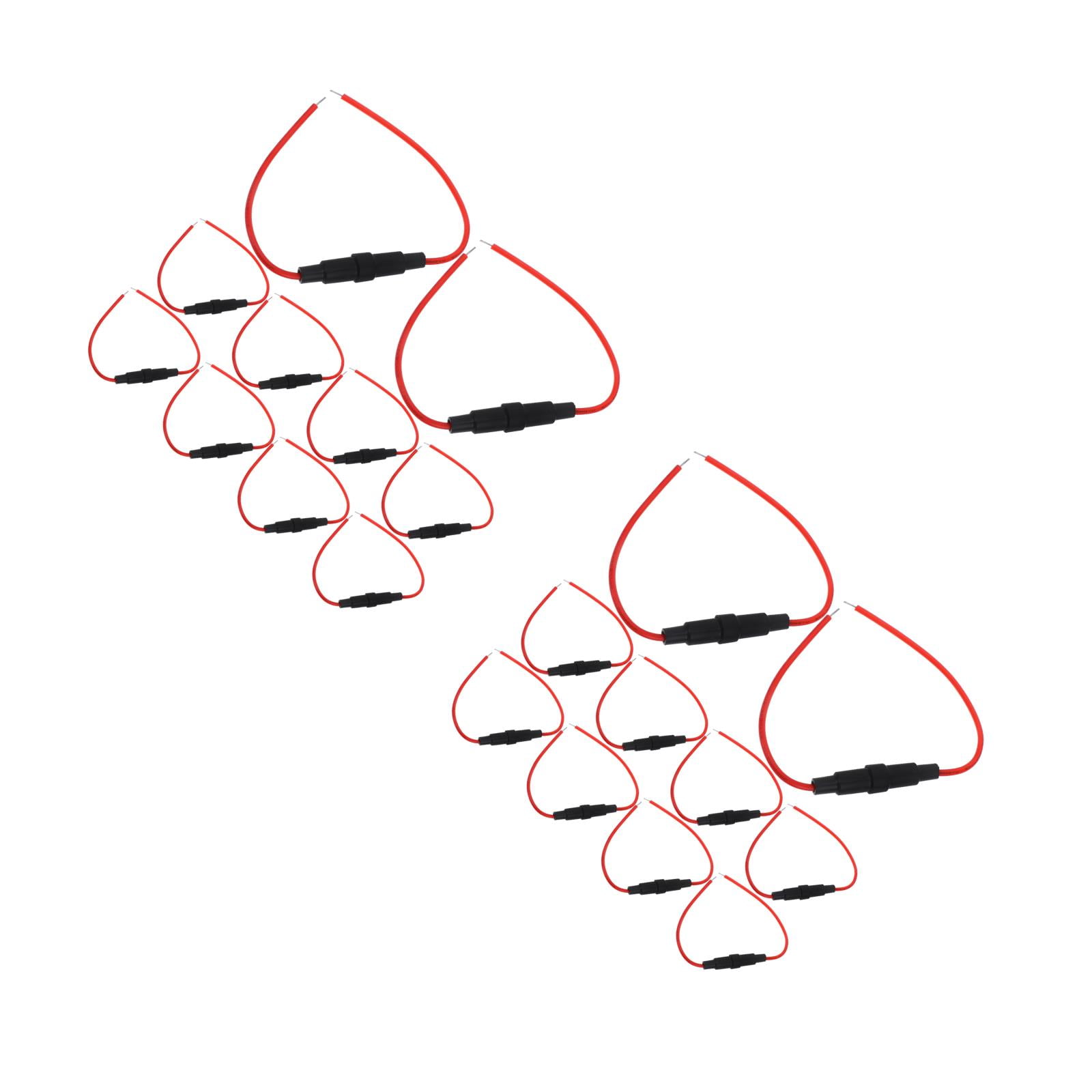 FRCOLOR 20 PCS Mini Fuse Holders Car Fuse Holder Inline Screw Type Mini ...