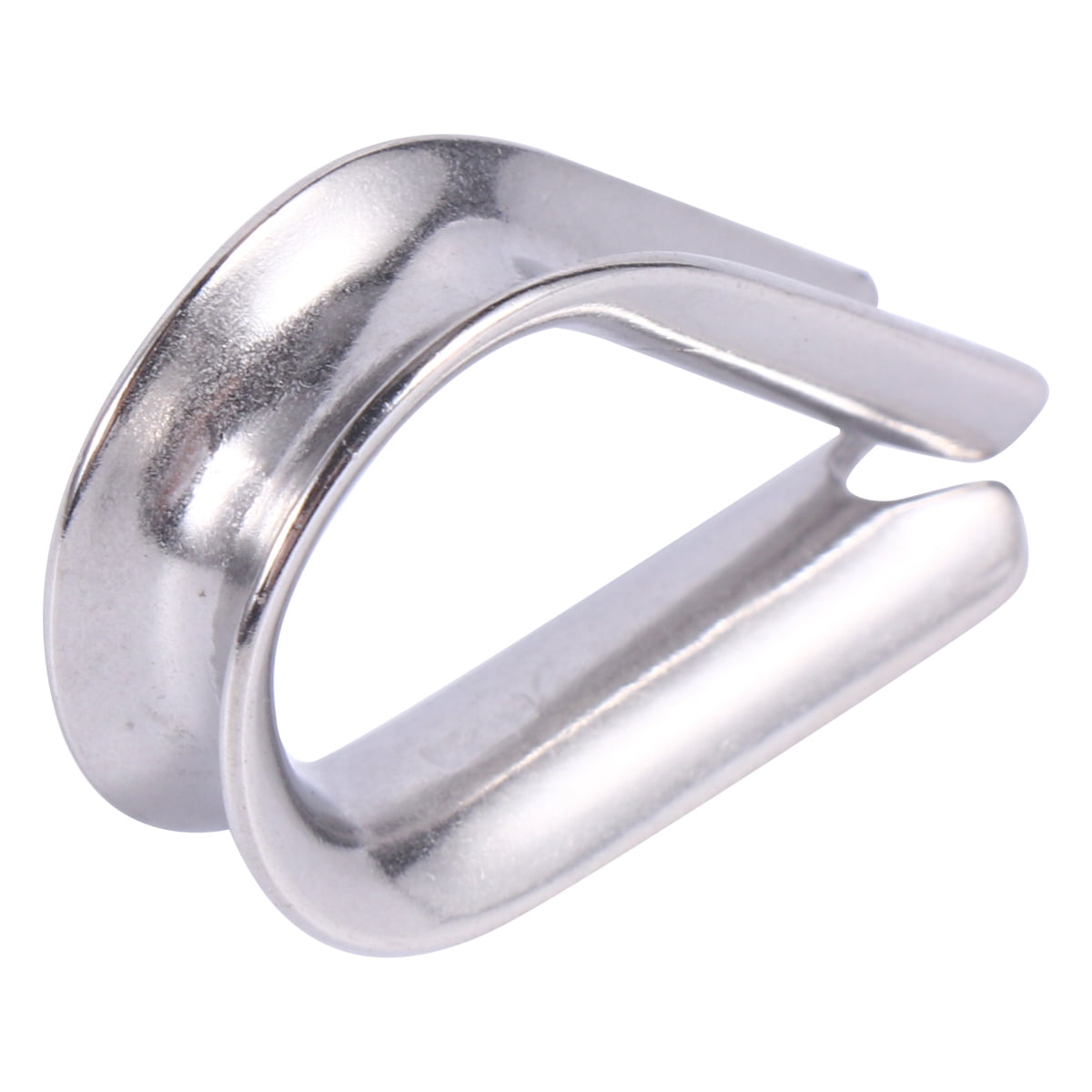 WRISTBIQUE Stainless Steel Cable Thimbles Marine Use Silver 20Pack ...