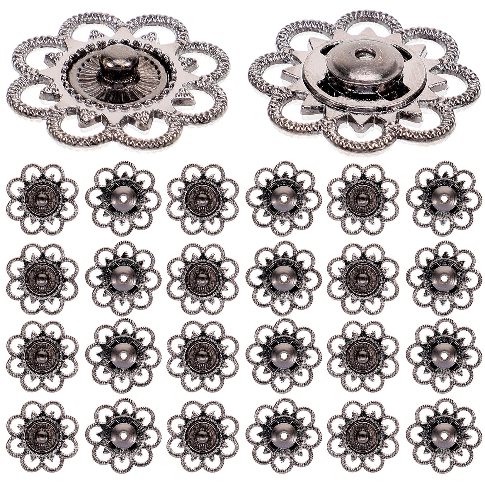 FRCOLOR 20 Pairs Button Fastener Tool Clothes DIY Buttons Fasteners ...