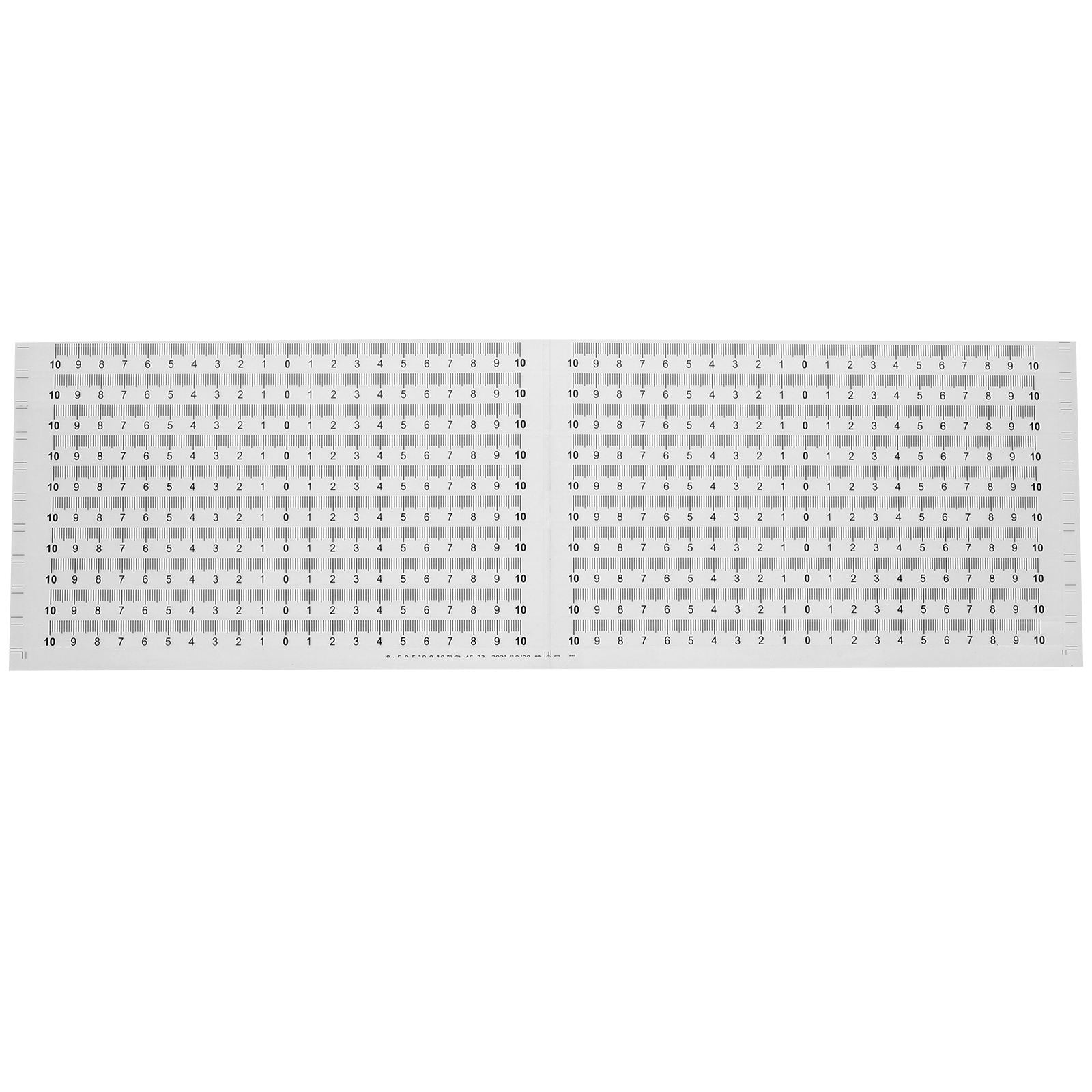 FRCOLOR 20 Pcs Adhesive Backed Measuring Tape for Drafting Table Scale ...