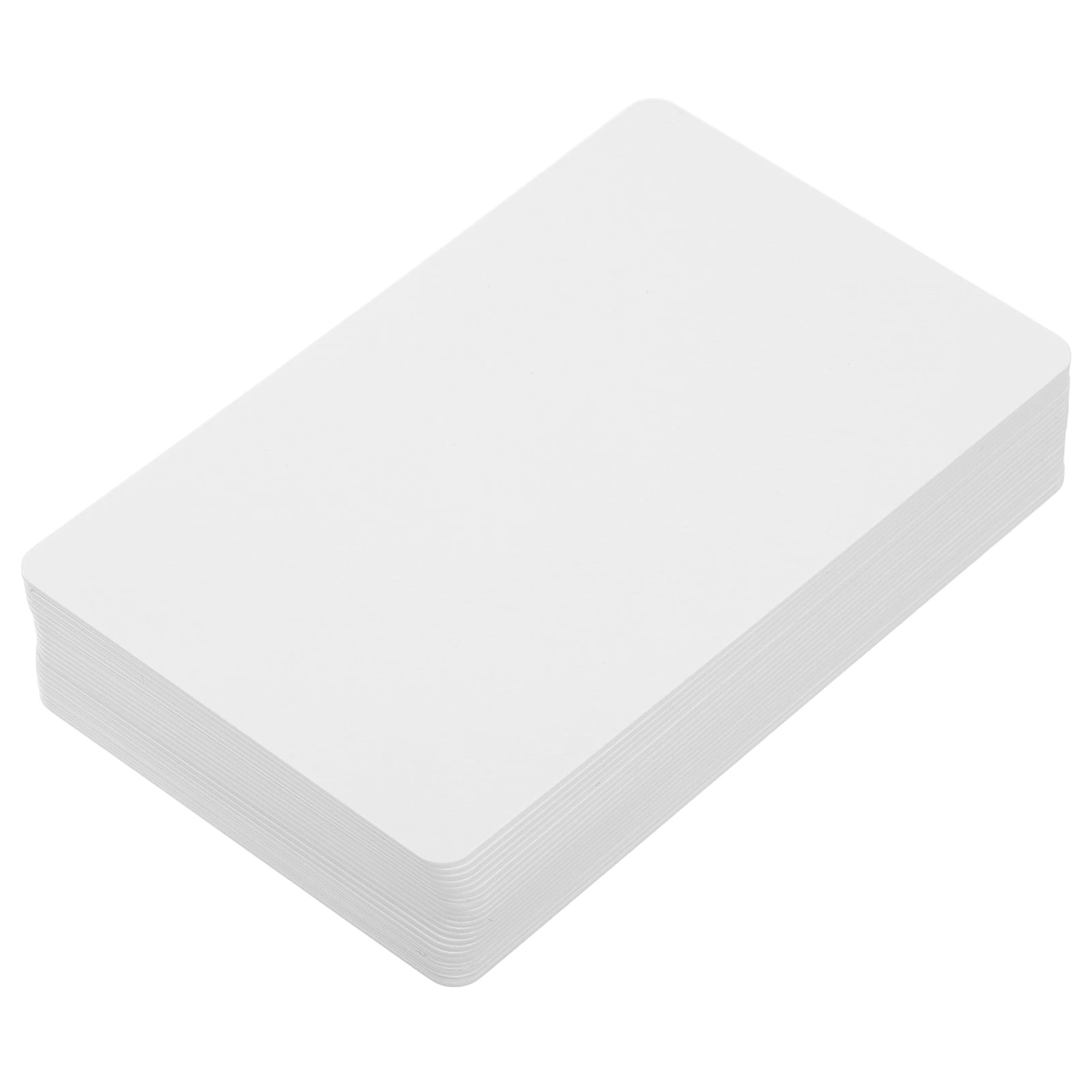 FRCOLOR 20 Pcs Blank Pvc Cards White Plastic Id Badge Printers Business ...