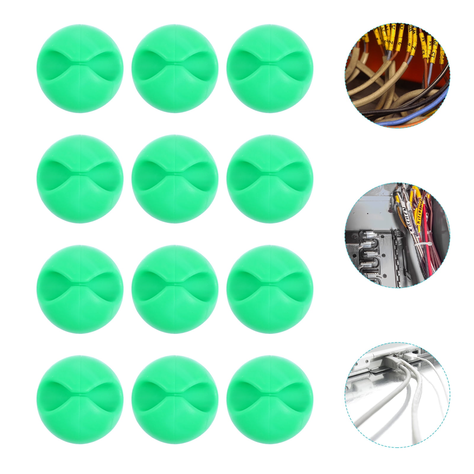 FRCOLOR 20 Pcs Clips Cable Clamps Wire Organizer Office - Walmart.com