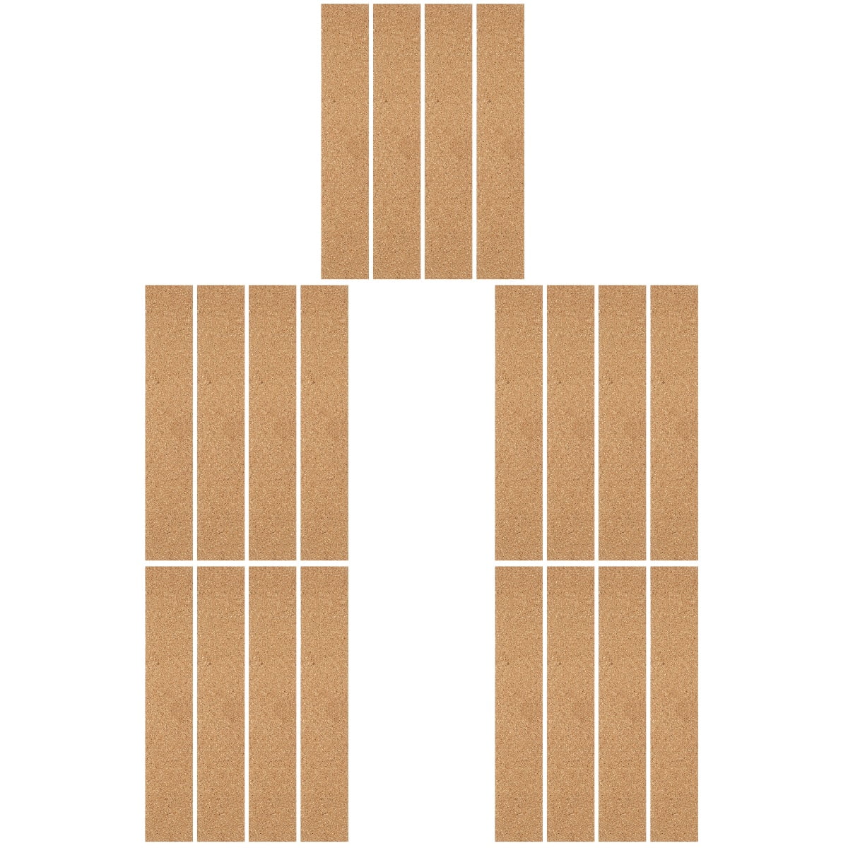 FRCOLOR 20 Pcs Cork Wall Strips Office Bulletin Strips Message Cork ...