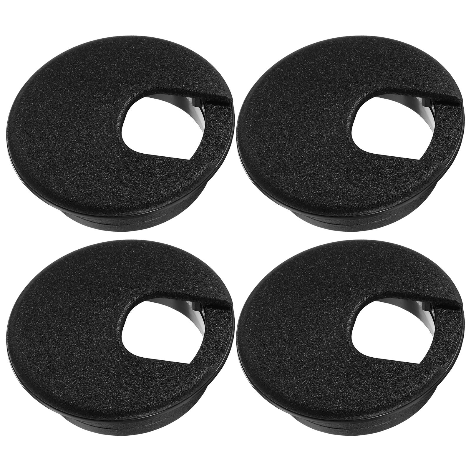 FRCOLOR 20 Pcs Desk Grommets Cable Desktop Wire Hole Cover Covers Black ...