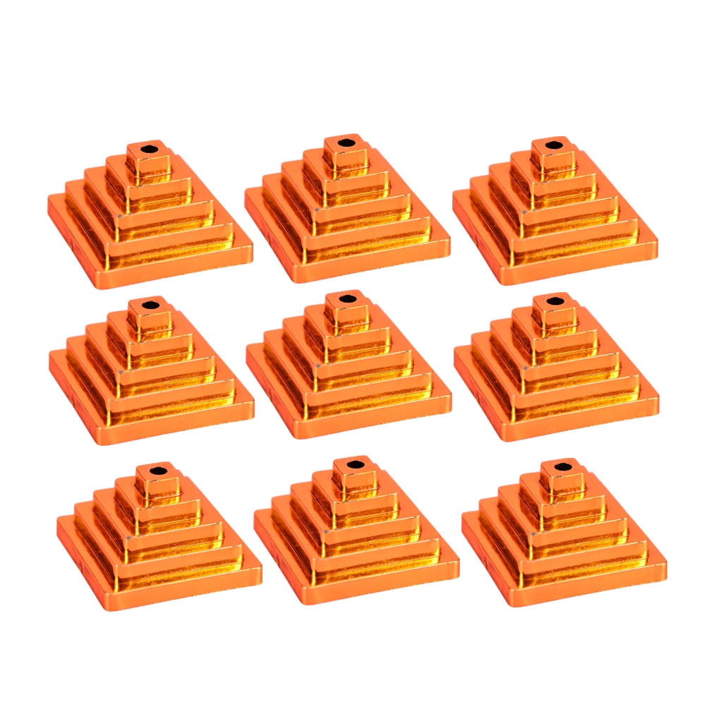 FRCOLOR 20 Pcs Flag Pole Holder Flagpole Base Mini Bases Stand Triangle ...