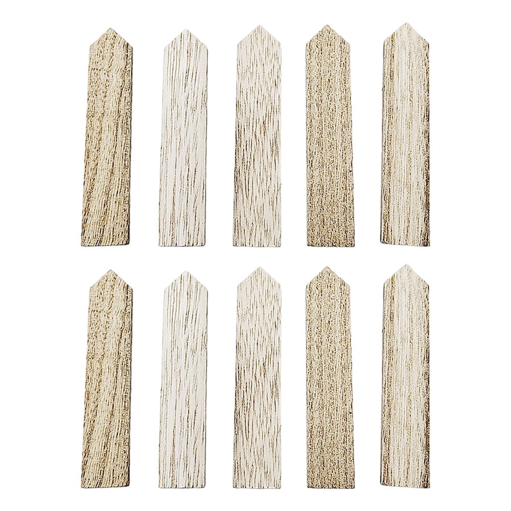 FRCOLOR 20 Pcs Garden Label Stakes Wooden Rustic Plant Labels Easy to ...