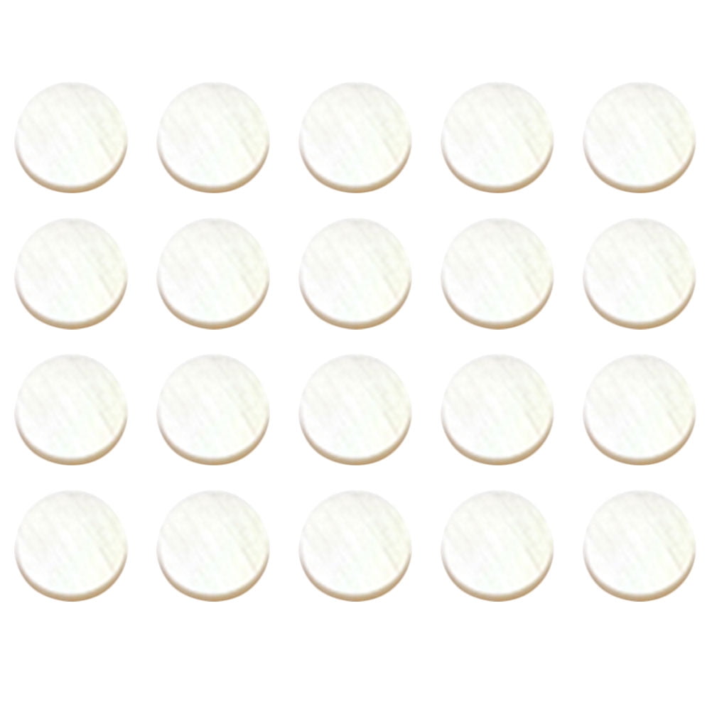 FRCOLOR 20 Pcs Guitar Tone Music Instrument Inlay Dots Fret Stickers ...