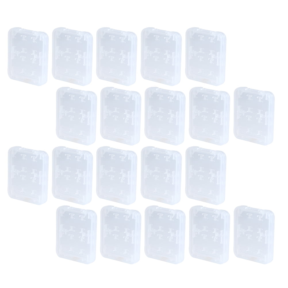 FRCOLOR 20 Pcs Label Memory Card Storage Box Flash Holder Case Miss ...