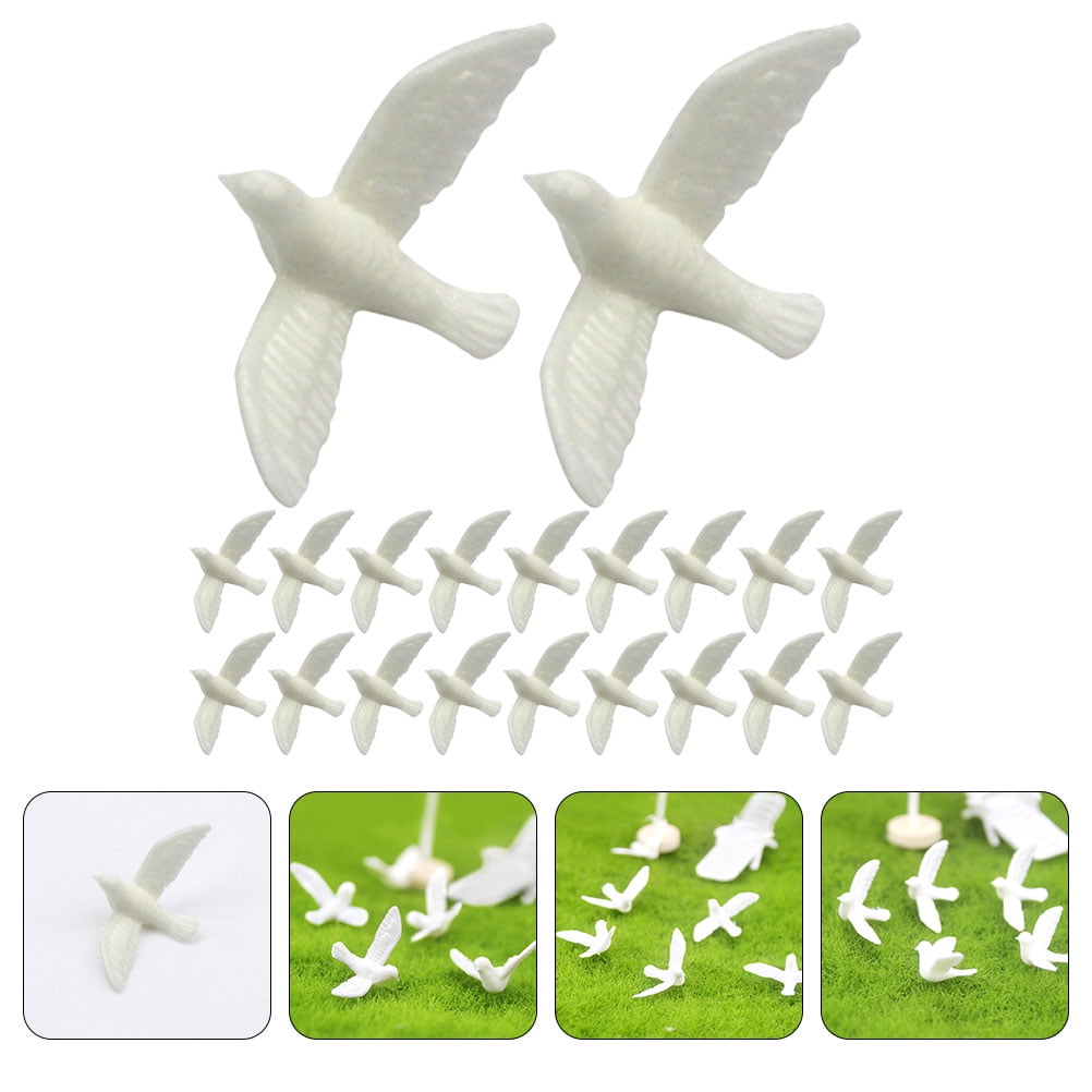 HORIALENCE Small Bird Figurines Resin Children 20Pcs 1.0In - Walmart.com