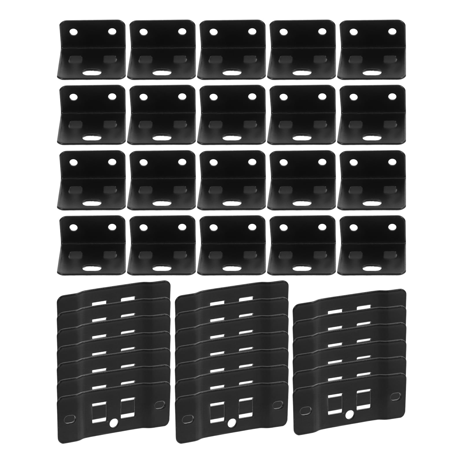 FRCOLOR 20 Pcs Shelf Connectors Right Angle Fasteners Corner Bracket ...