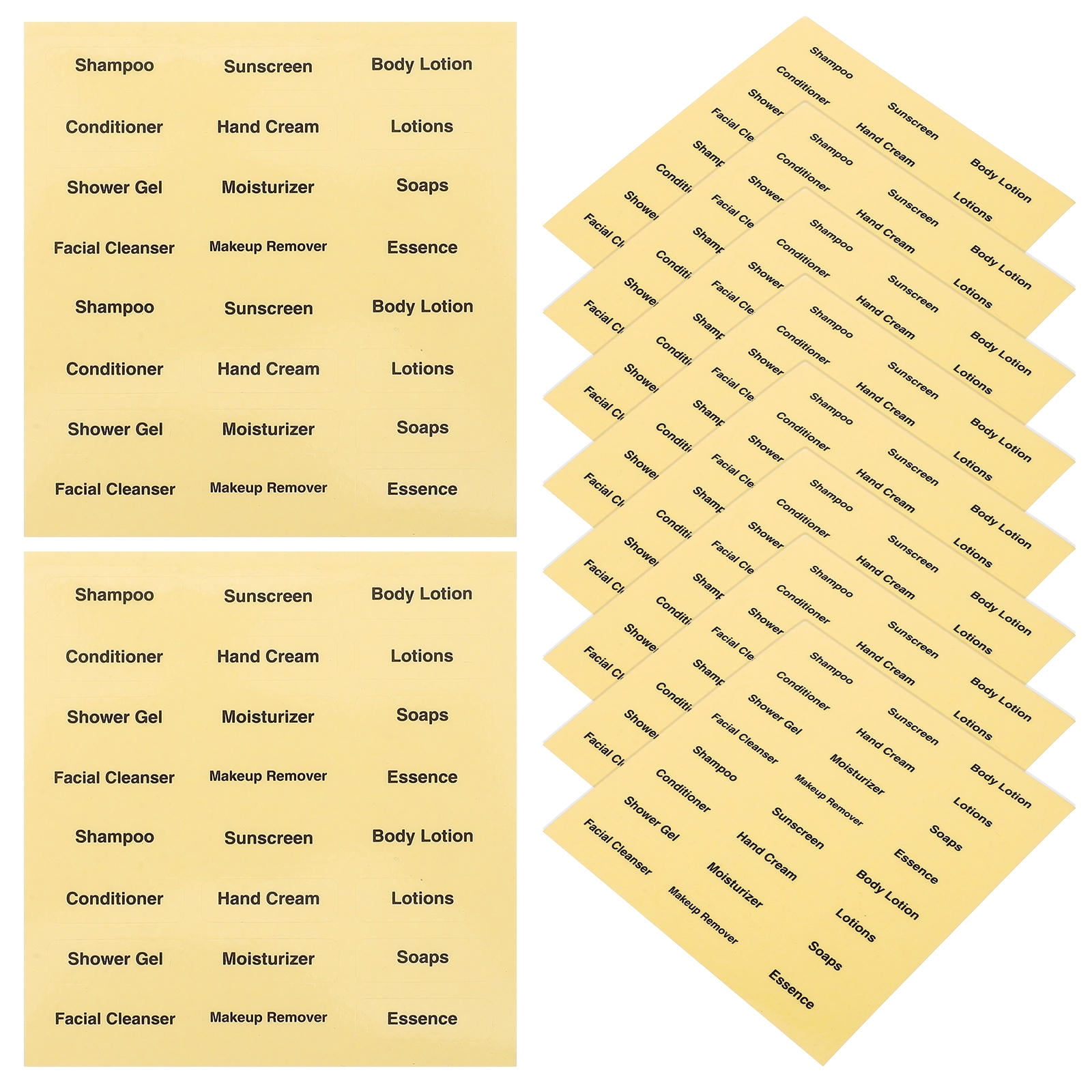 FRCOLOR 20 Sheets Dispenser Simple Dispensing Bottle Label Travel 9 ...
