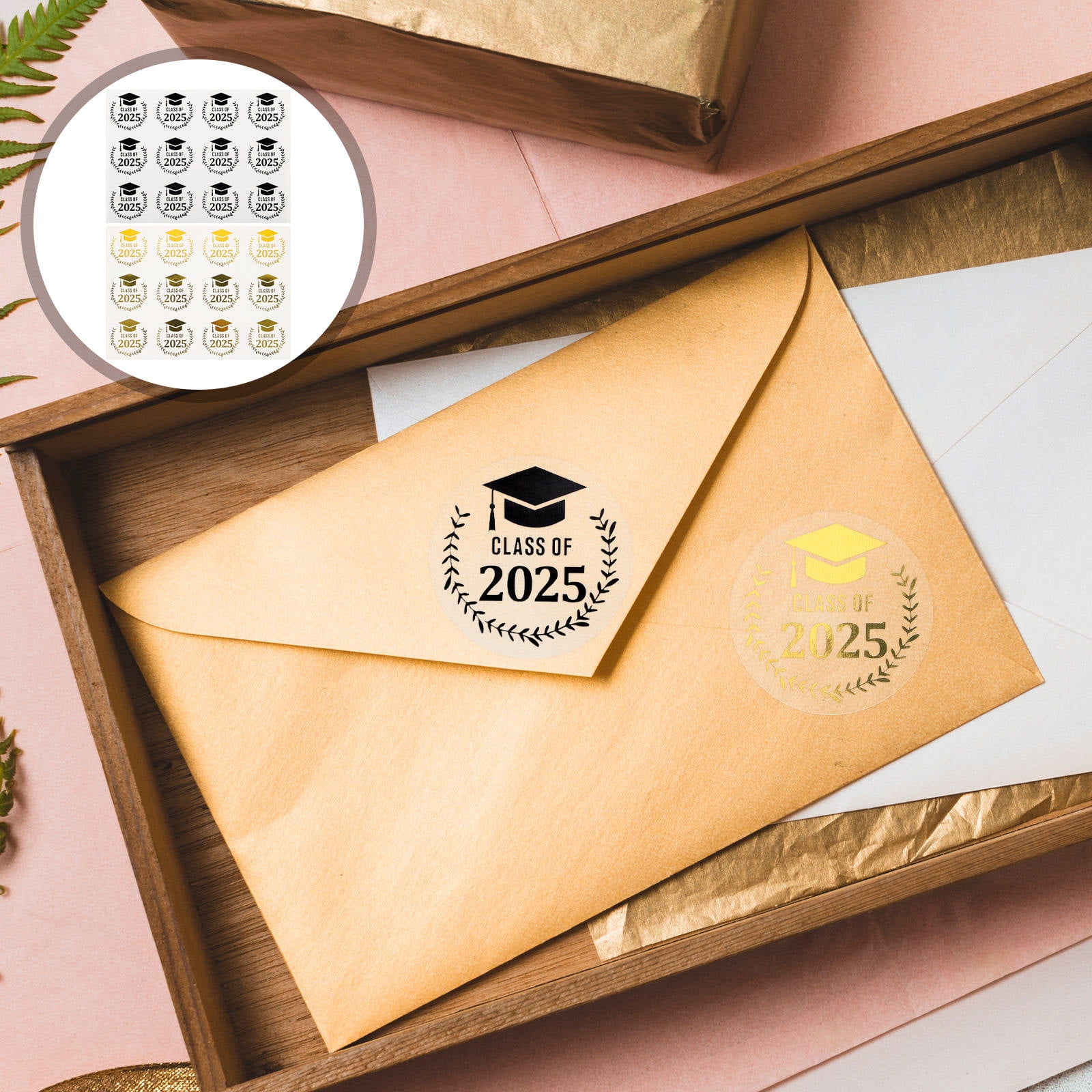 FRCOLOR 20 Sheets Graduation Decoration Label Sticker Graduation ...