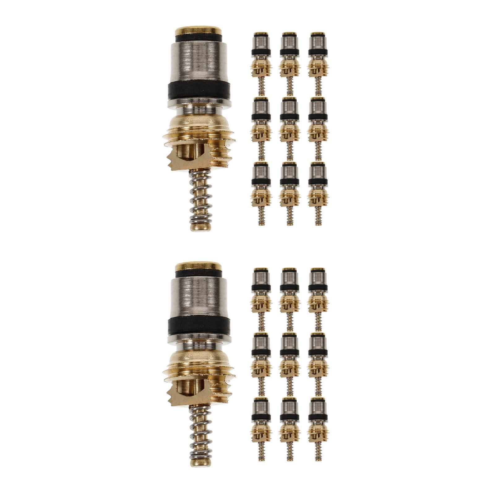 FRCOLOR 20 pcs Copper Ac Valve Core Set For Car Air Conditioning ...