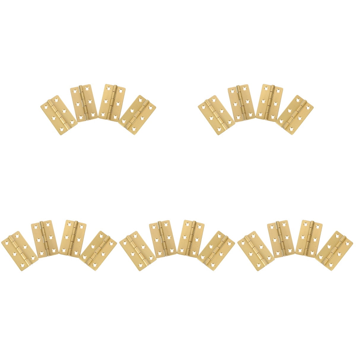 FRCOLOR 20 pcs Copper Piano Hinges Folding Butt Hinges for Wooden Box ...