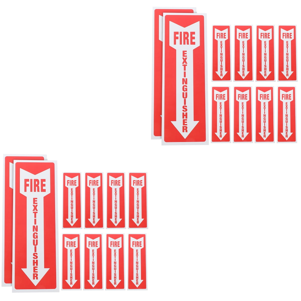 FRCOLOR 20 pcs Fire Extinguisher Signs Stickers Adhesive Fire ...