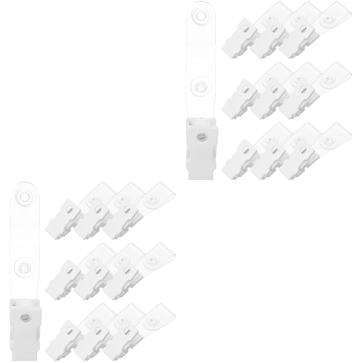 FRCOLOR 20 pcs Fixing Flag Clips Lawn Flag Stopper Garden Banner Clamps ...