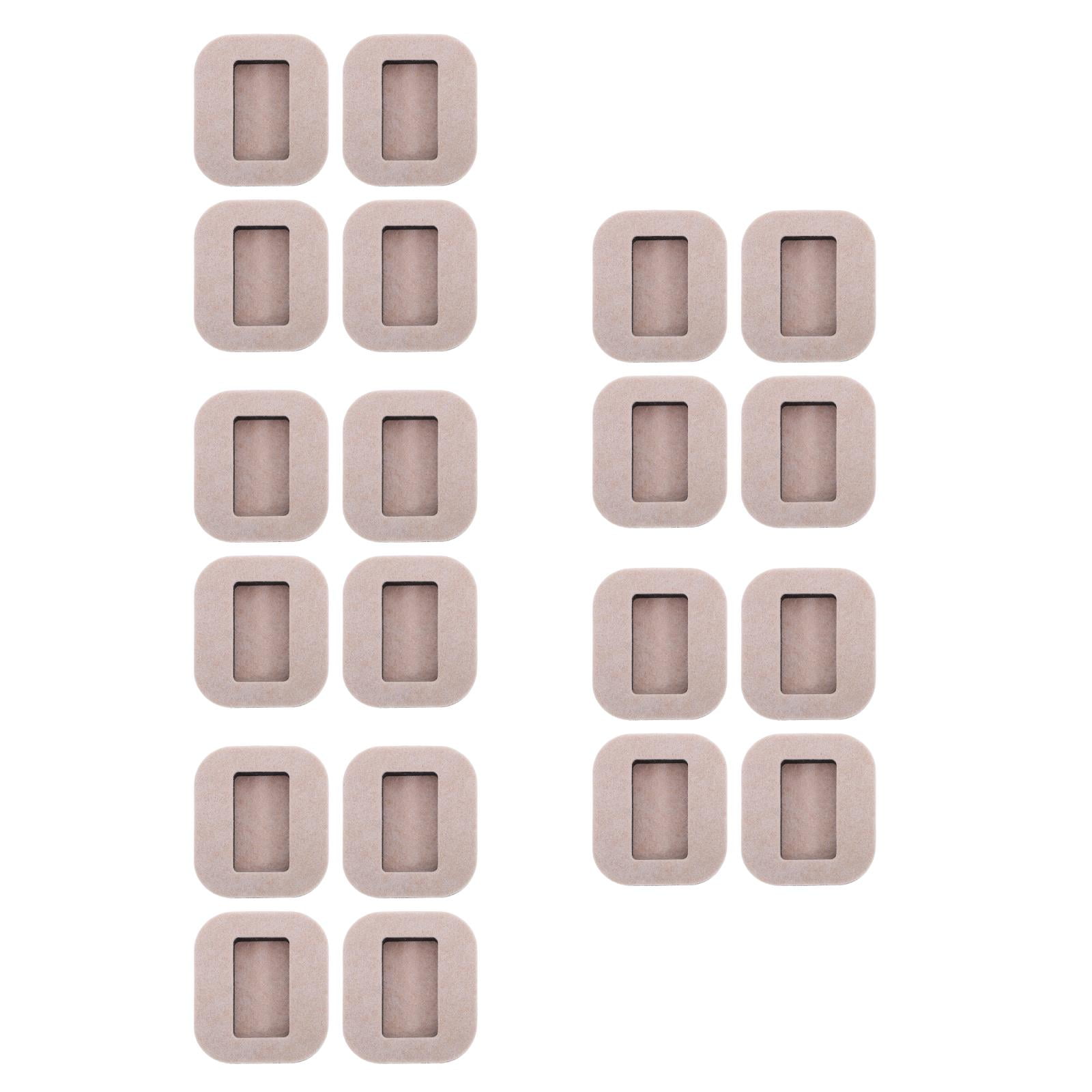 FRCOLOR 20 pcs Furniture Coaster Pad Felt Bed Stopper Chair Stopper For ...