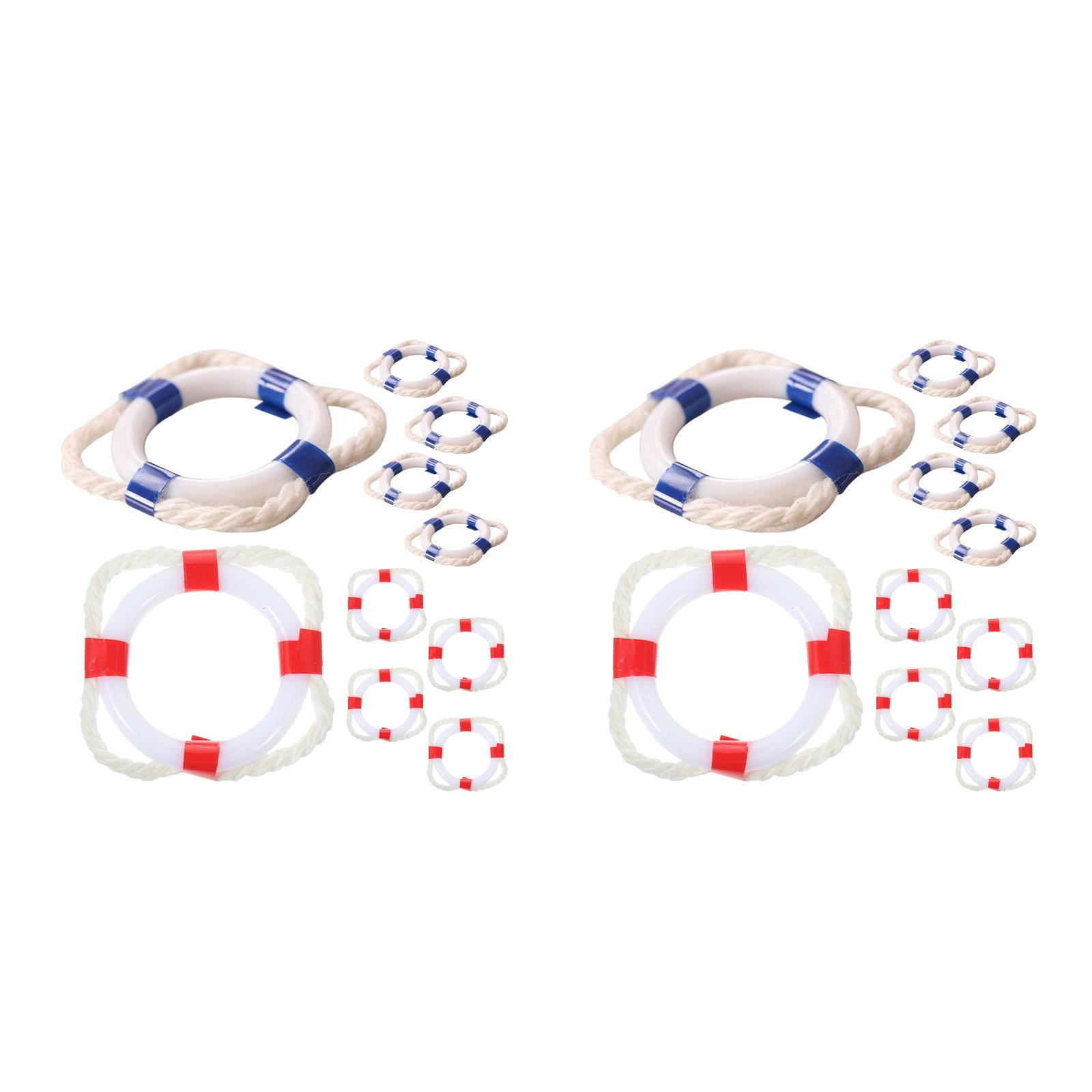 FRCOLOR 20 pcs Miniature Life Rings Dollhouse Decorations Mini Swim ...