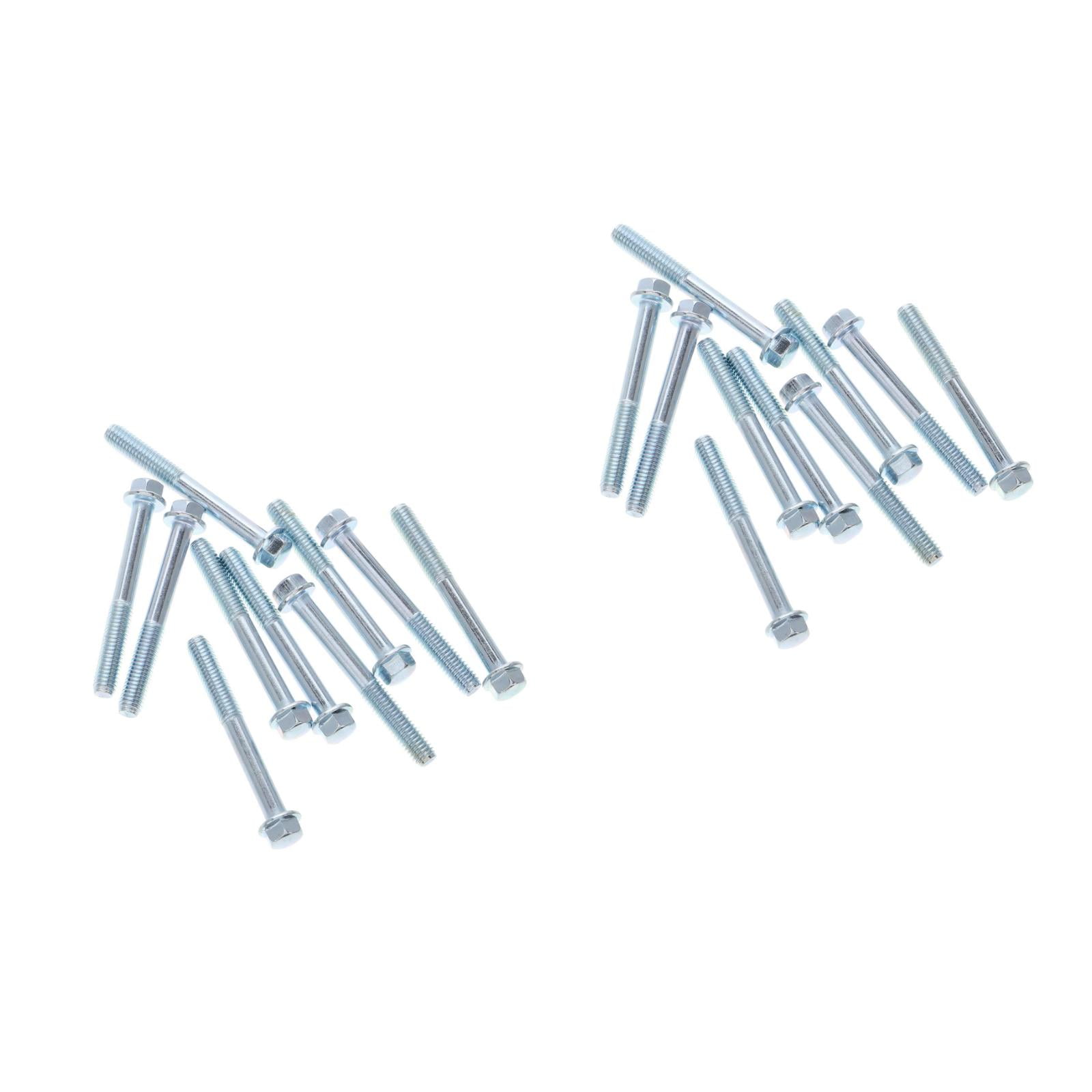 FRCOLOR 20 pcs Motorcycle Engine Bolts Motorcycle Engine Mounting Screw ...