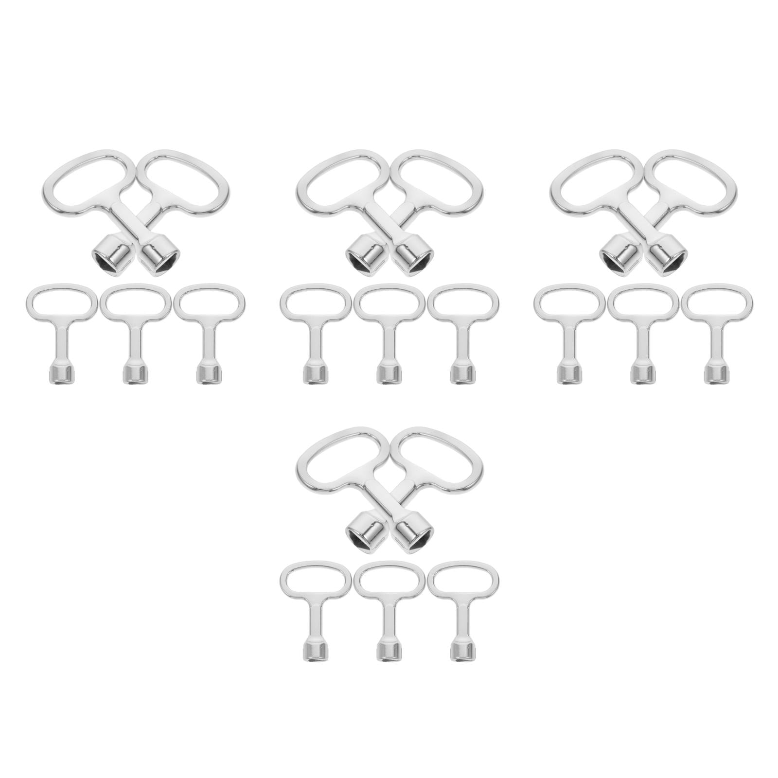 WASHWEPE Raindrops 20 pcs Triangle Socket Spanner Key Metal Triangular ...