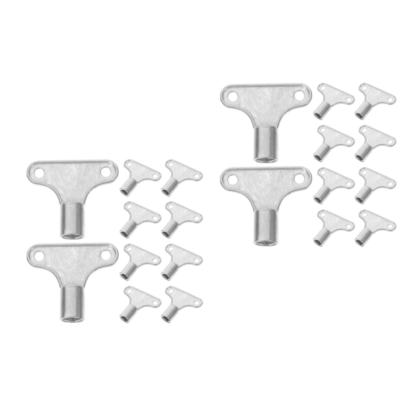 FRCOLOR Raindrops 20 pcs Multi Functional Utility Radiator Air Vent Key ...