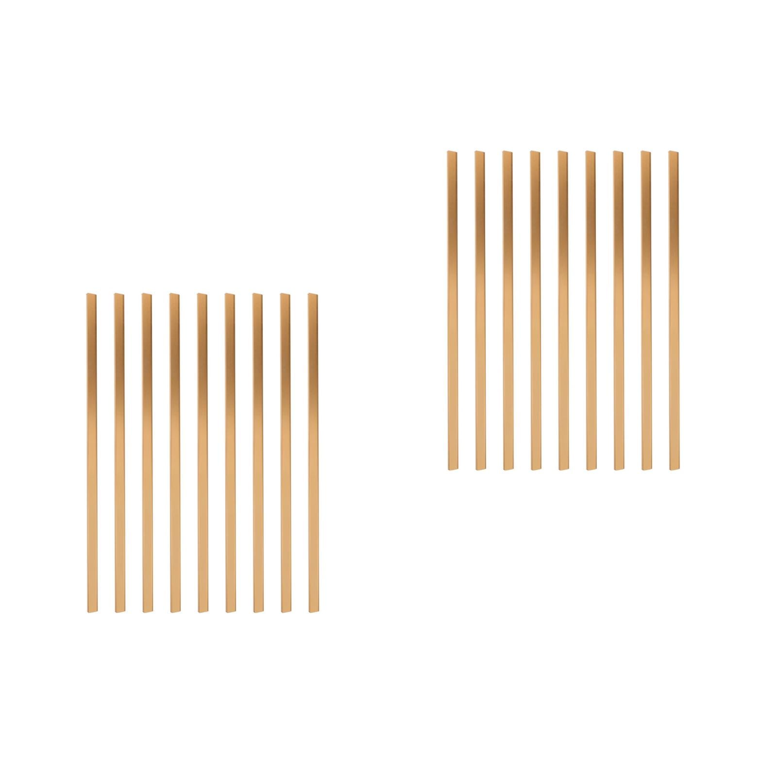 FRCOLOR 20 pcs Wall Trim Molding Mirror Trims Wall Molding Peel And ...