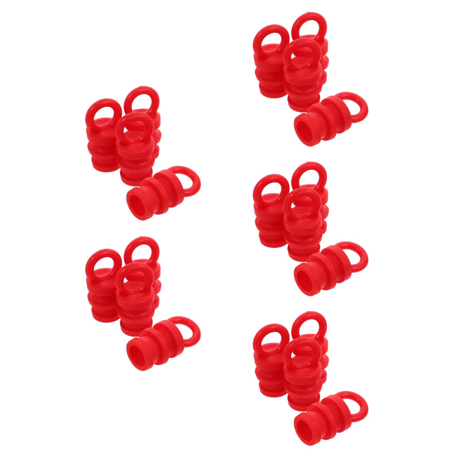 FRCOLOR 20 pcs Warning Column Cap Guardrail Post Caps Warning Sealing ...