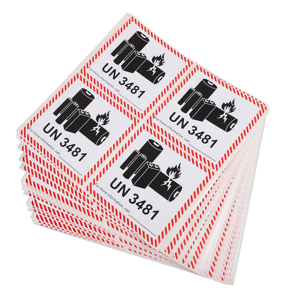 FRCOLOR 200 Pcs Battery Label Safety Toe Cap Protector Protective Boot ...