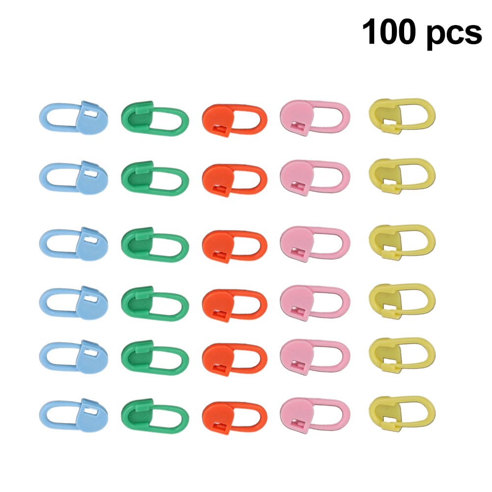 FRCOLOR 200 Pcs Crochet Space Marker Stitch Markers Pin Knitting ...