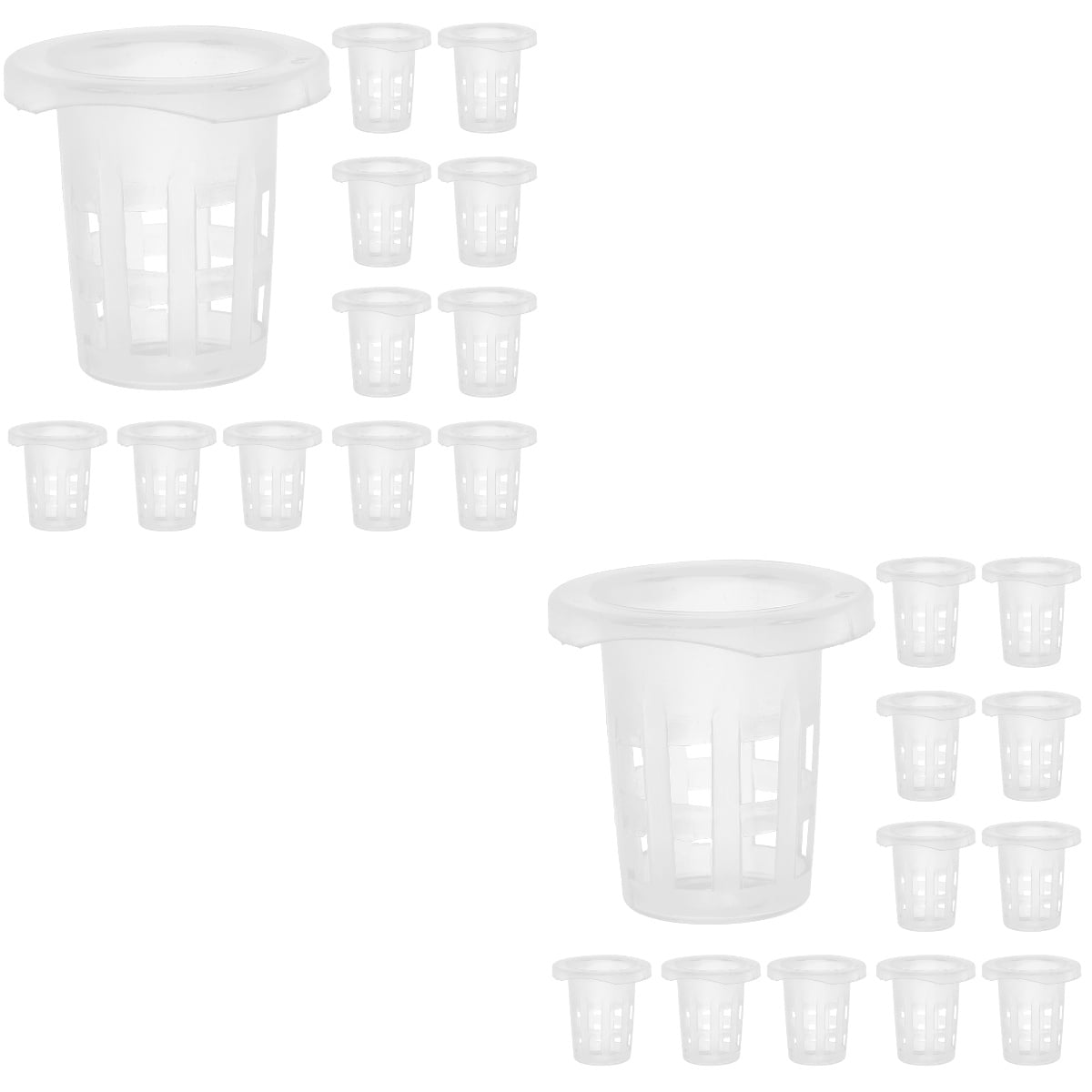 FRCOLOR 200 Pcs Hydroponic Net Pots Baskets for Hydroponics Slotted ...