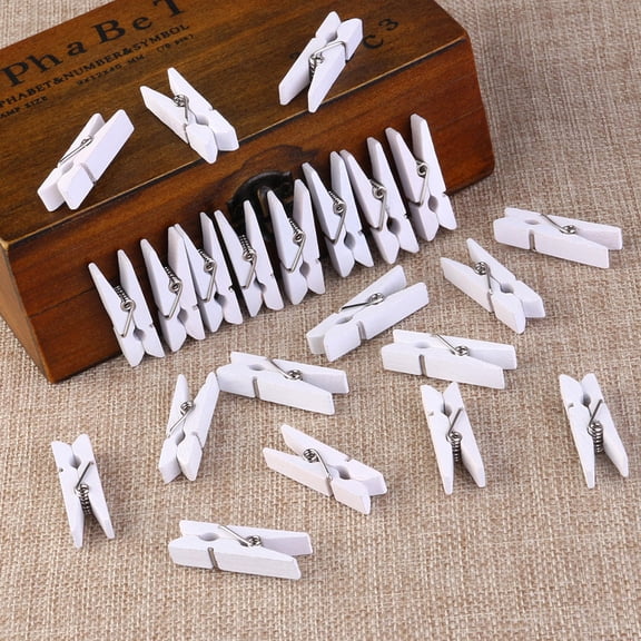 Wooden Clips for Storage and Crafts