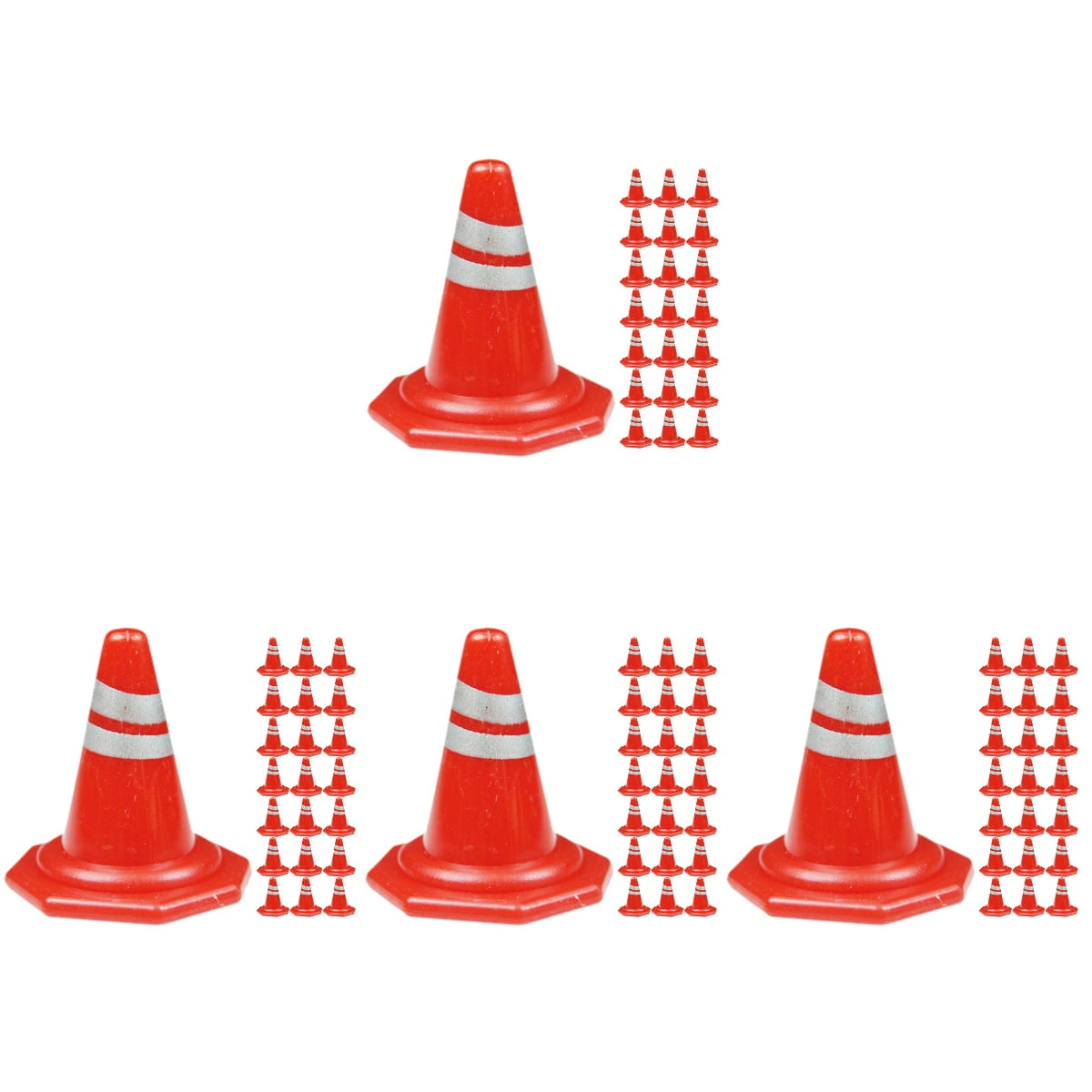 FRCOLOR 200 pcs Miniature Traffic Cones Traffic Signs Mini Traffic ...