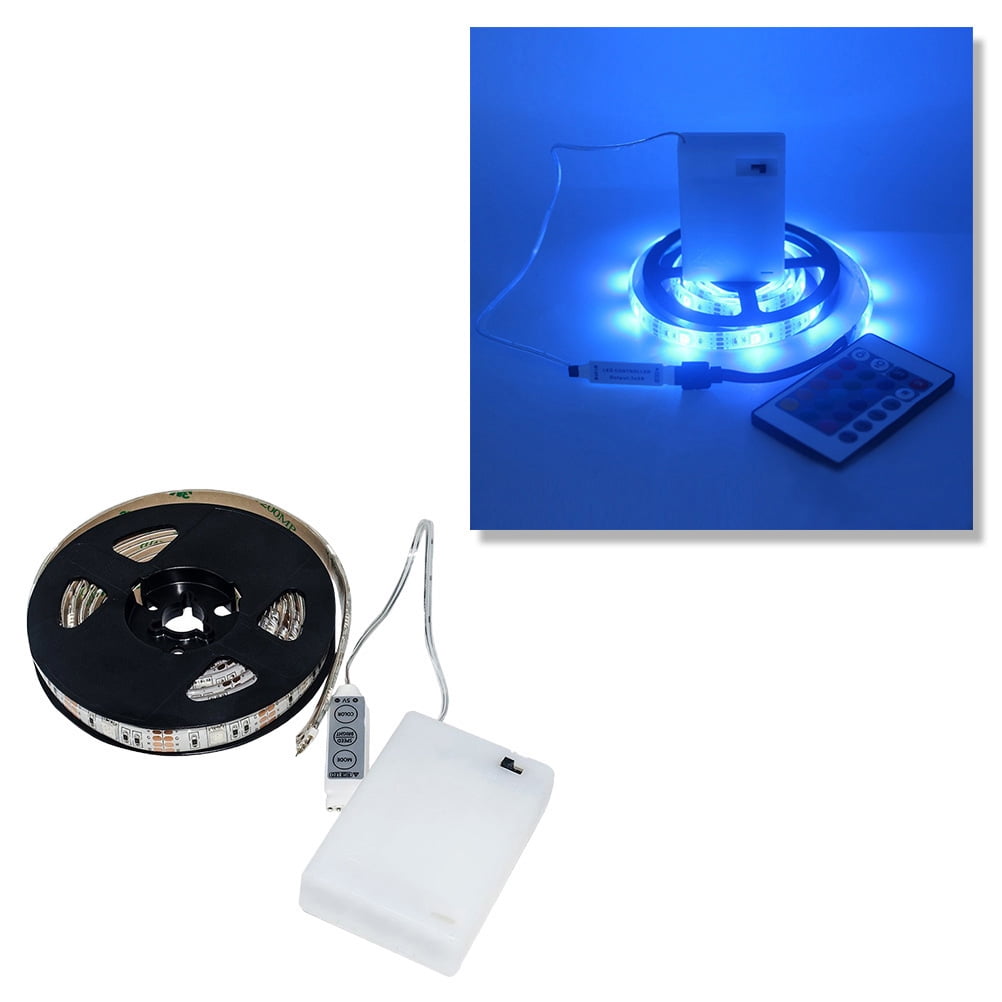 FRCOLOR 200cm RGB LED Strip Light Kit LED Light Rope with Multi-Color ...