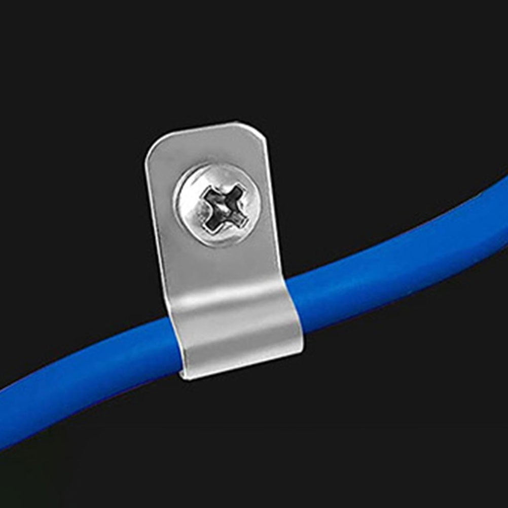 FRCOLOR 200pcs Fence Wire Clamps Livestock Fencing Clips Fencing ...