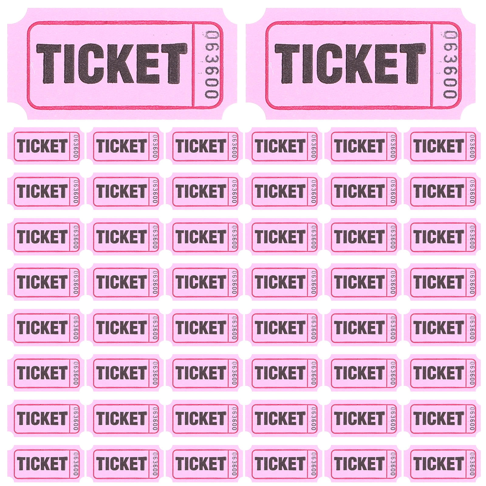 FRCOLOR 200pcs Raffle Tickets Rolls Double Raffle Tickets Raffle ...