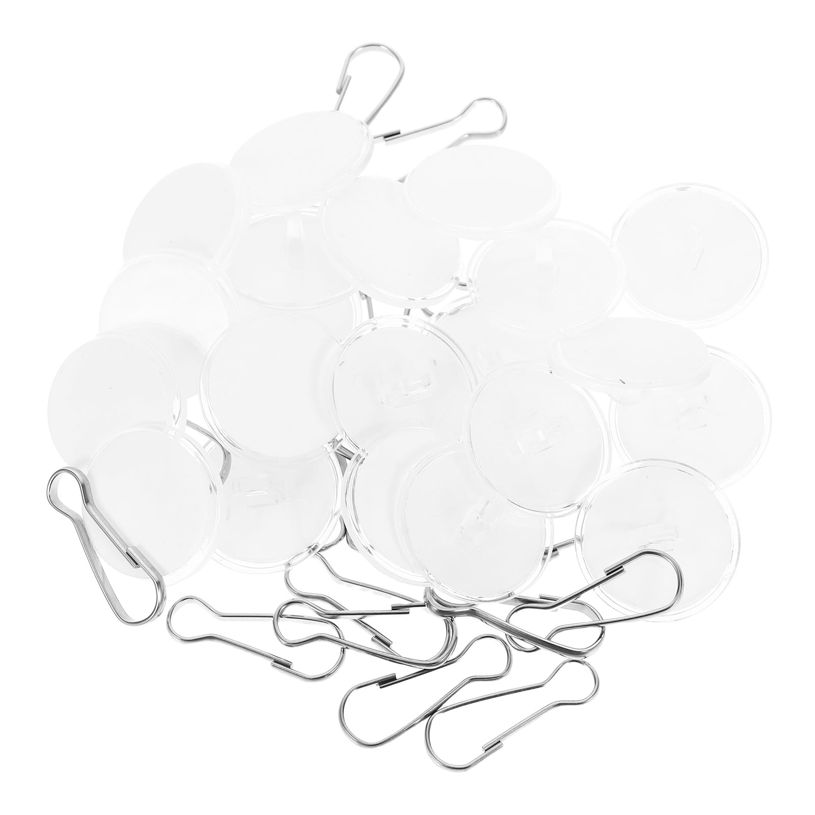 FRCOLOR 20PCS Small Adhesive Ceiling Hooks for Balloons Transparent ...