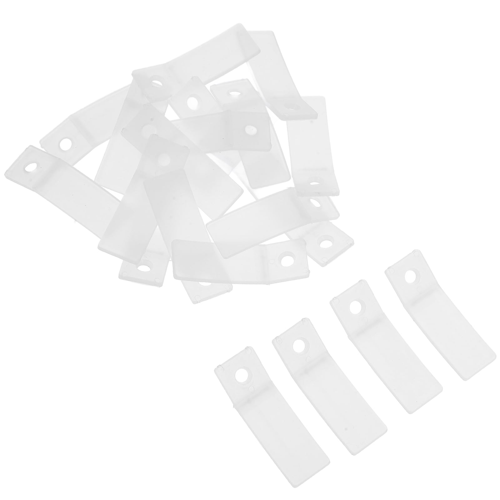 FRCOLOR 20pcs Drawer Stops Clear Non Slip Plastic Drawer Stoppers for ...