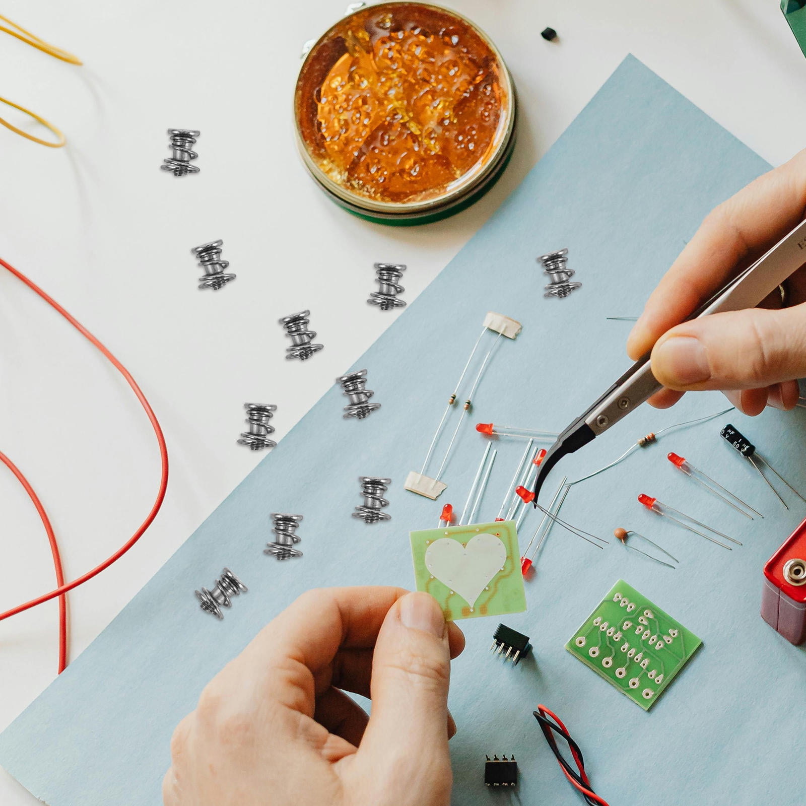 FRCOLOR 20pcs Durable Spring Screws For Gpu Backplate Pc Radiator And ...