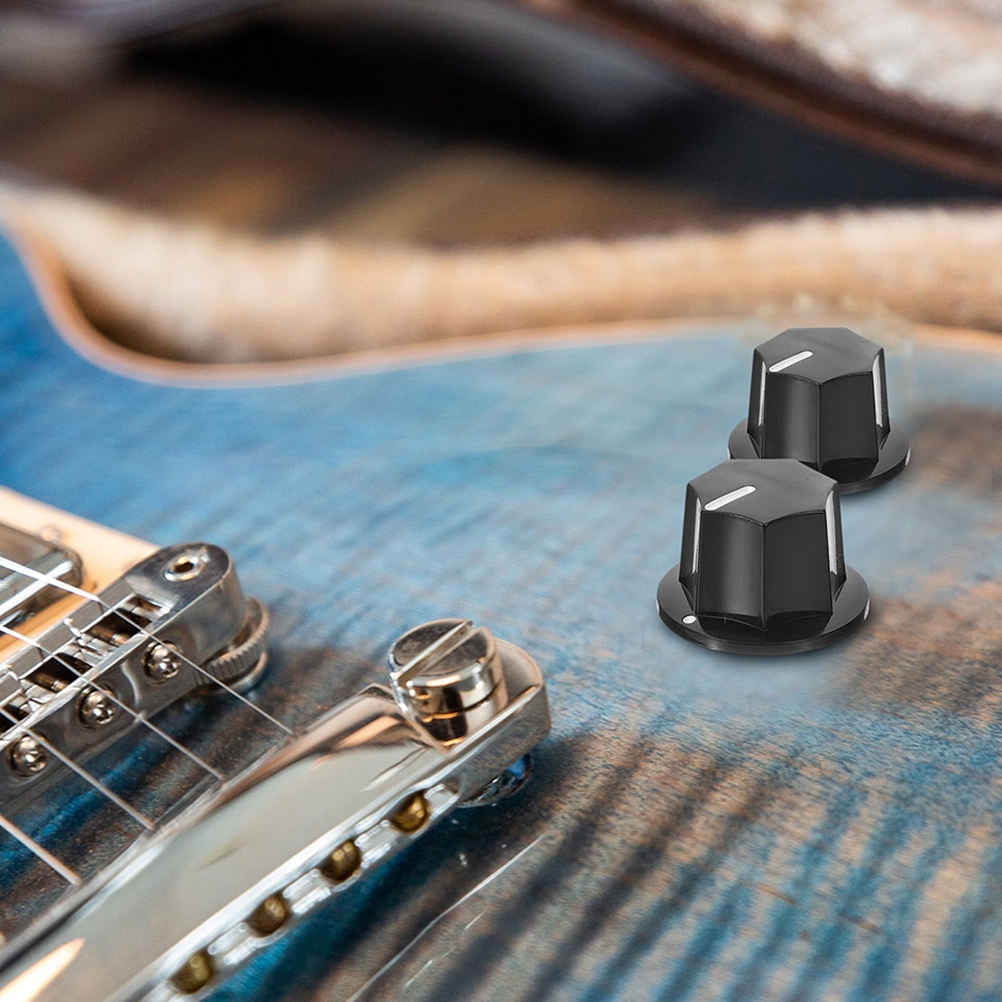FRCOLOR 20pcs Electric Guitar Knobs Replacement Guitar Volume Control Knobs Electric Guitar ...