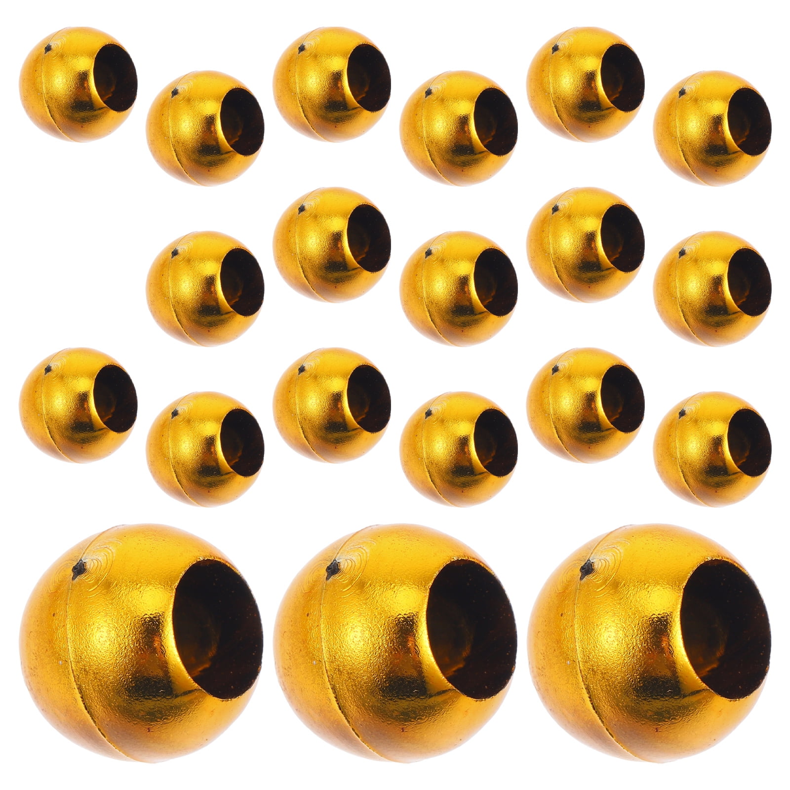 FRCOLOR 20pcs Gold Flagpole Topper Flag Pole Ball Topper Ornament ...
