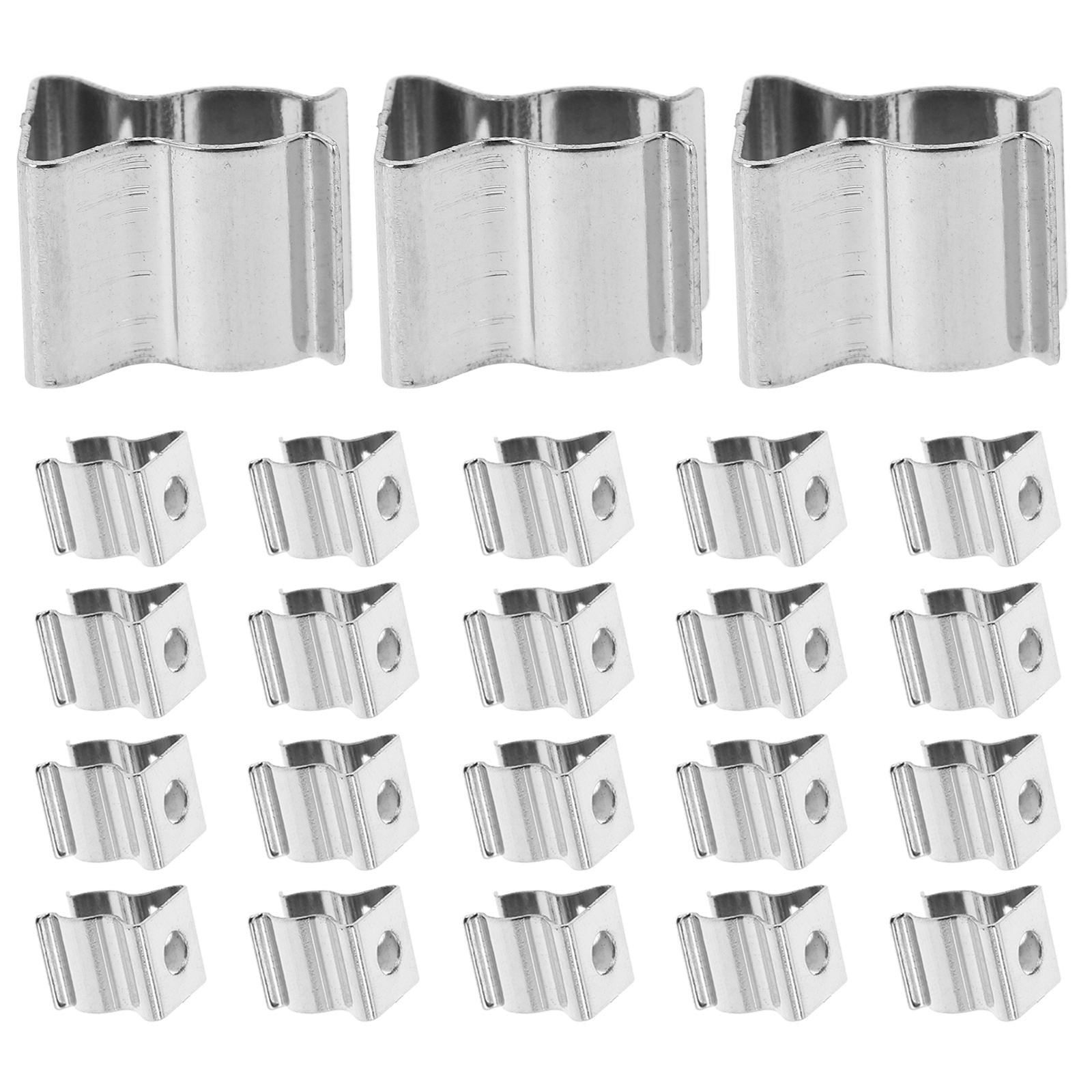 FRCOLOR 20pcs Indoor Pipe Fixing Clamps Pipe Clamp Replacement Tube ...