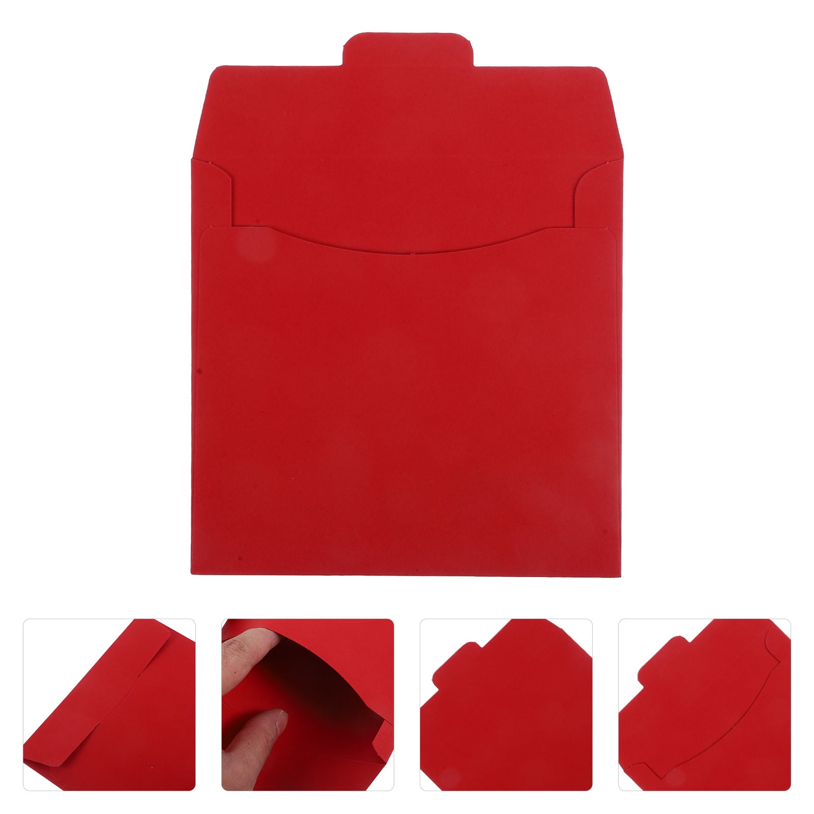 FRCOLOR 20pcs Kraft Paper CD Sleeves DVD Packaging Bag CD Storage Bag ...