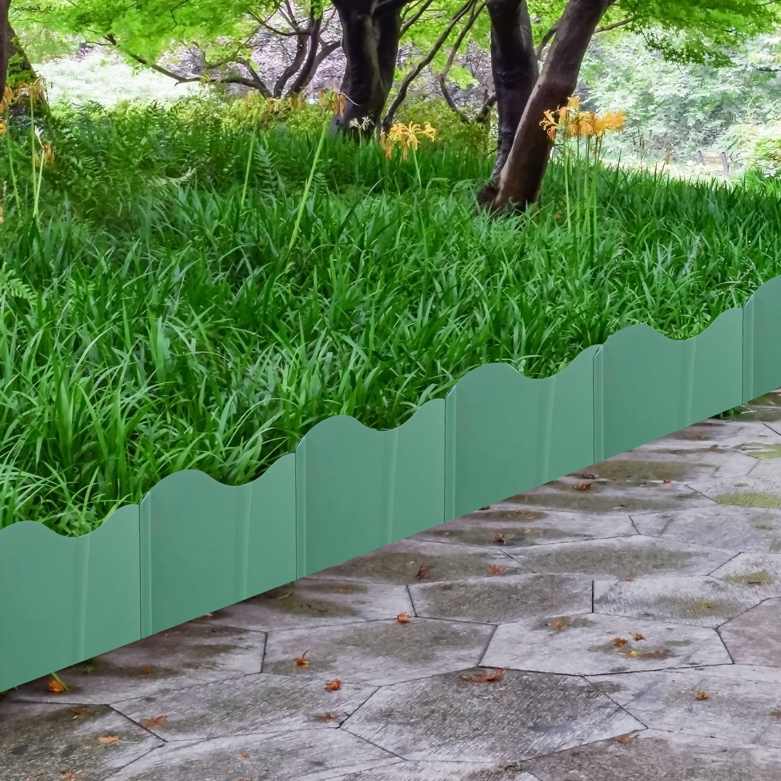 FRCOLOR 20pcs Landscaping Edging Border Garden Edging Fence Panels For ...