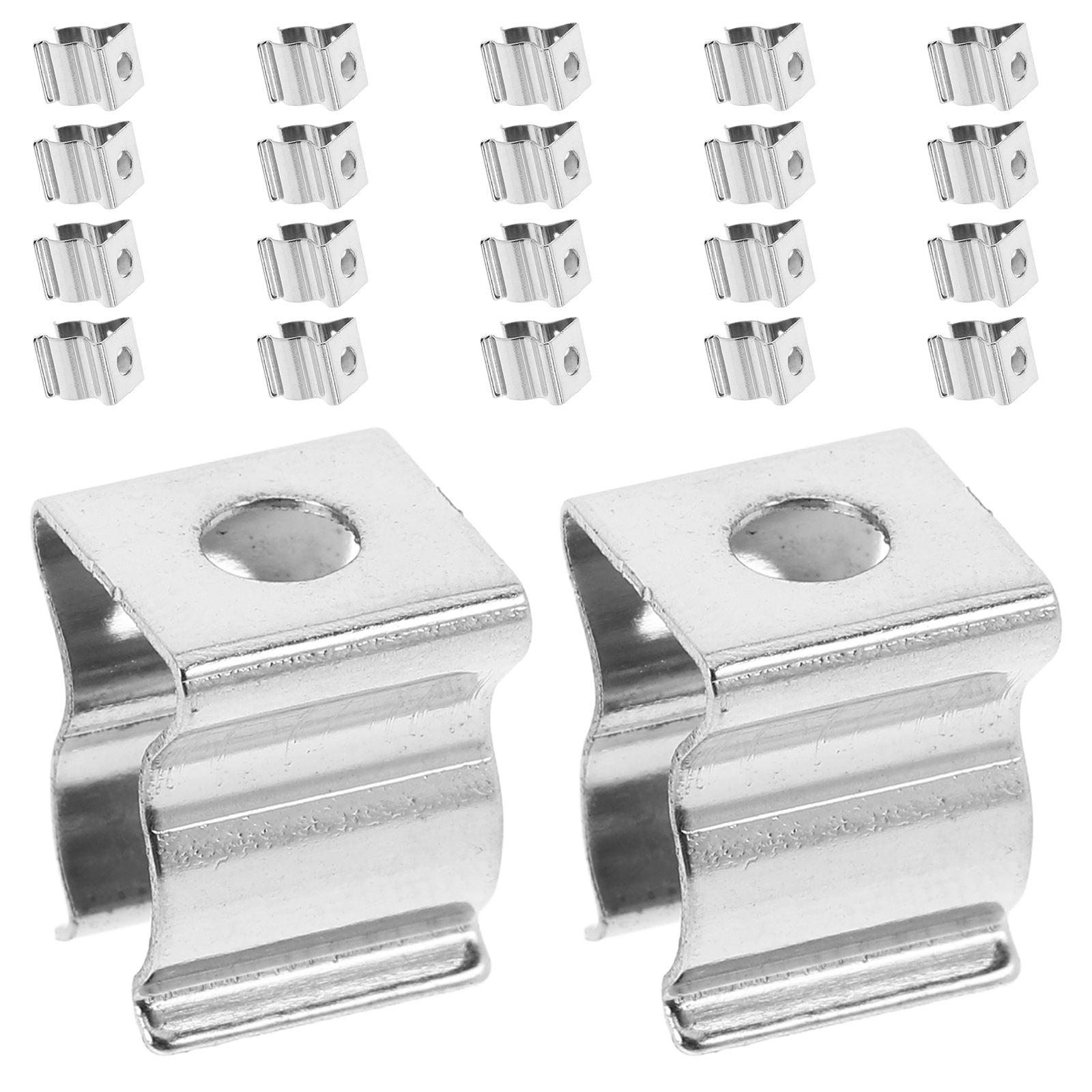 FRCOLOR 20pcs Pipe Clips Replacement Stainless Steel Pipe Fixator ...
