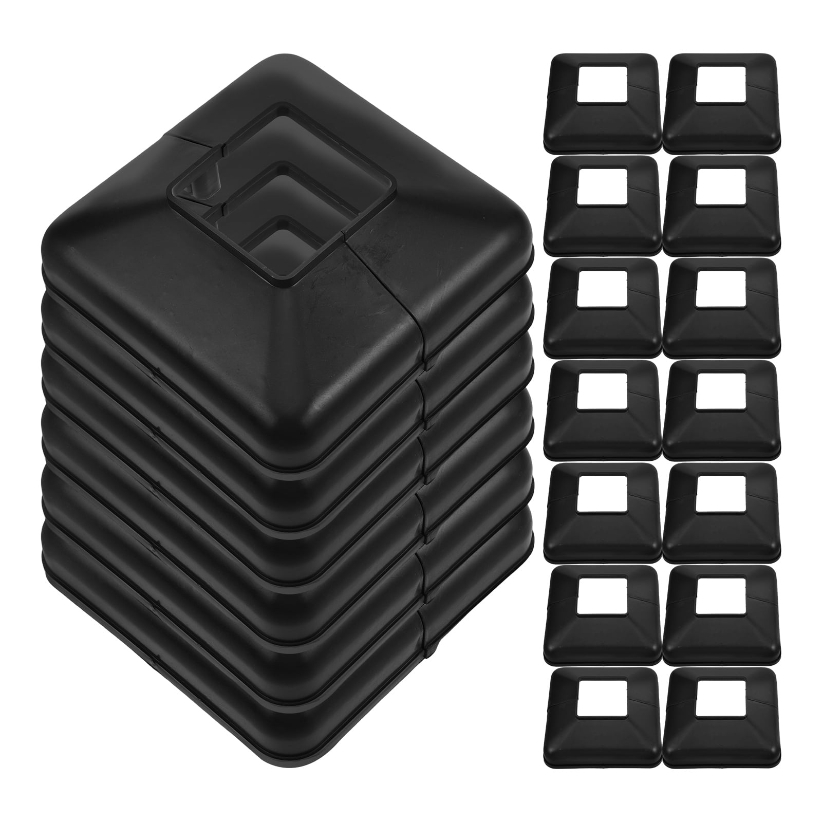 FRCOLOR 20pcs Post Base Cover Split Type Post Skirt Square Fence Trim ...