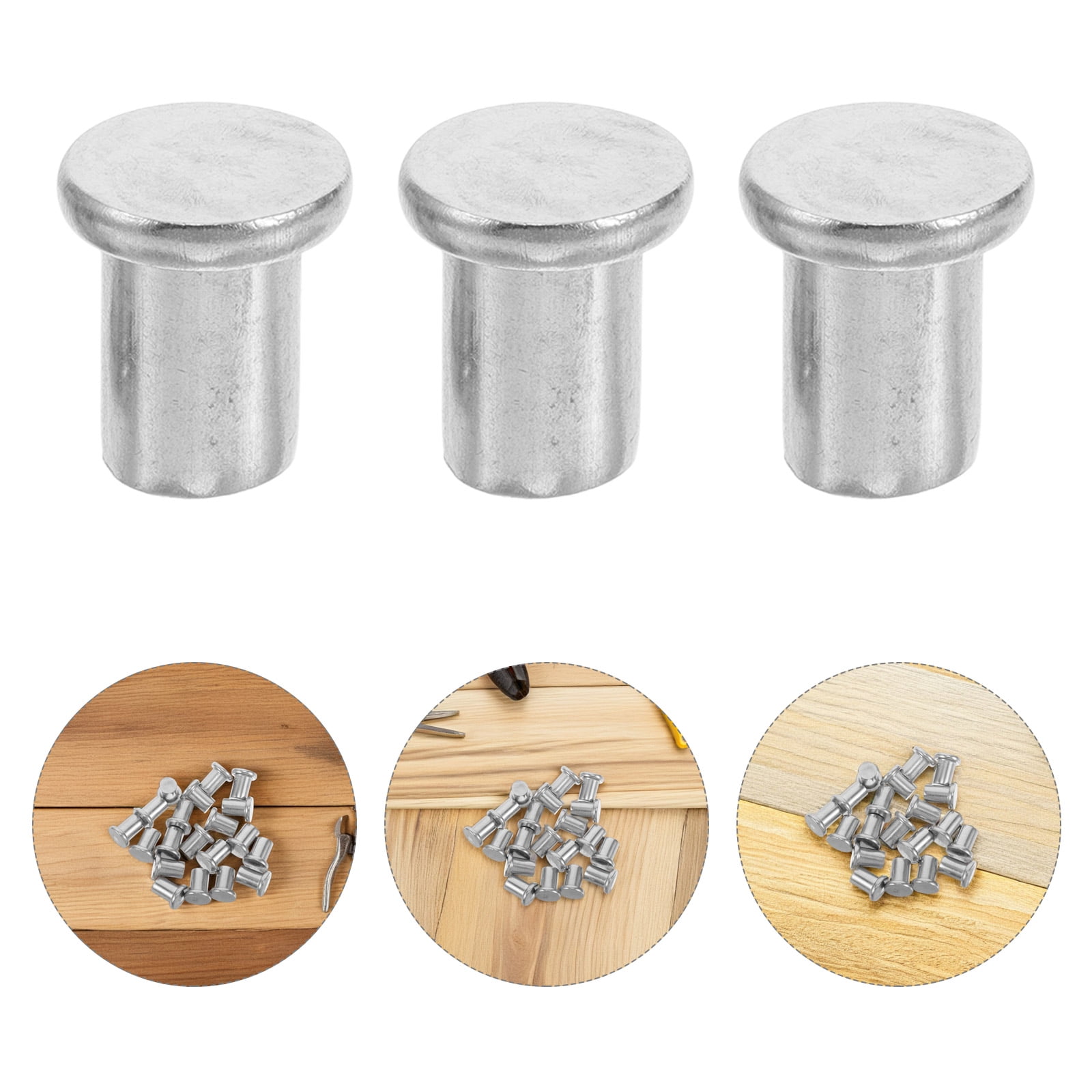 FRCOLOR 20pcs Practical Metal Rivets For Diy Crafts Making Stainless ...