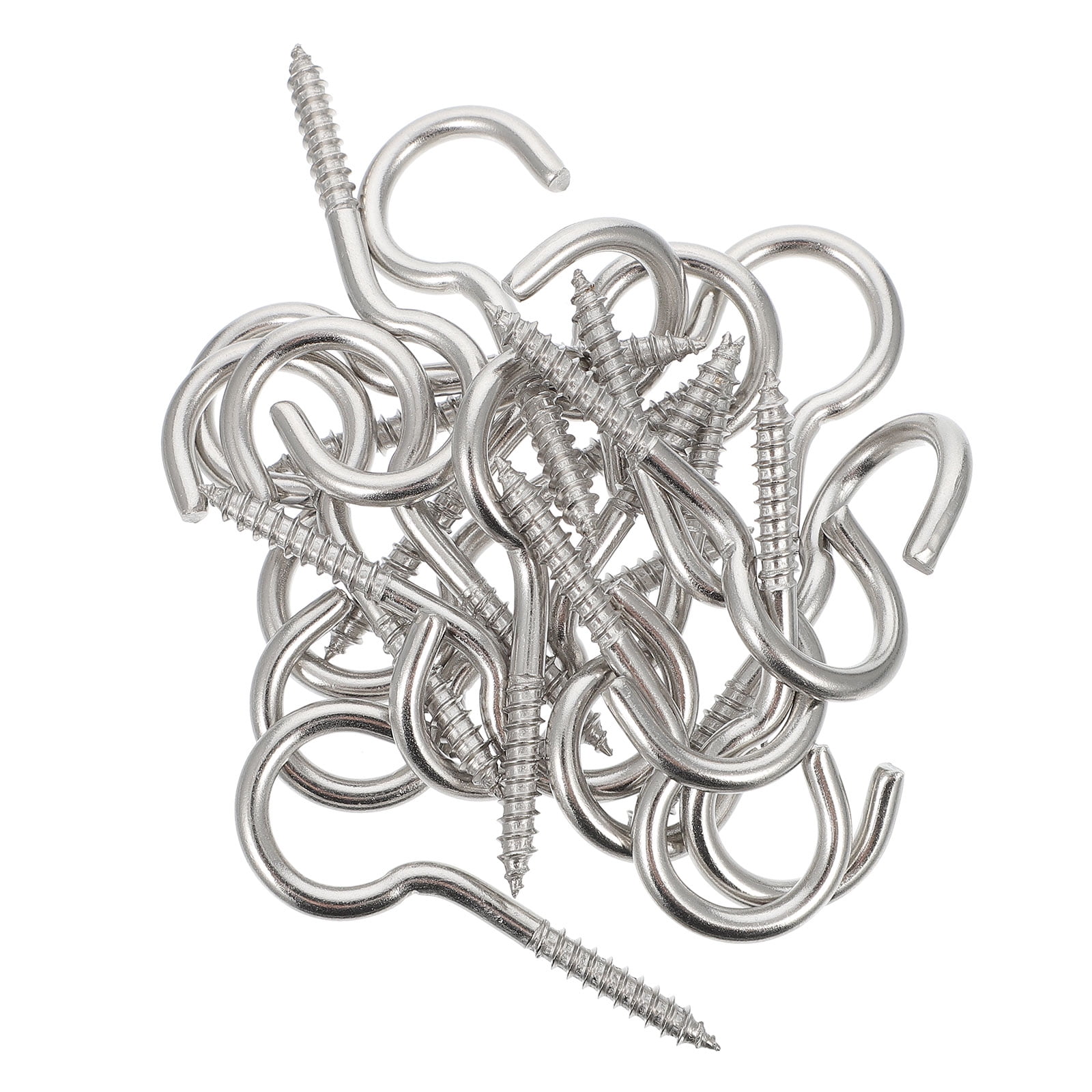 FRCOLOR 20pcs Ring Eye Bolts Hooks Screw-in Ceiling Hooks Heavy Duty ...