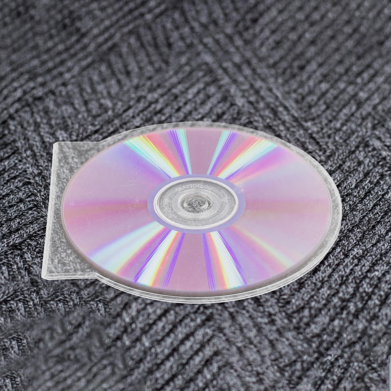 FRCOLOR 20pcs Single Disc Storage Case Clear Clamshell DVD Holder ...