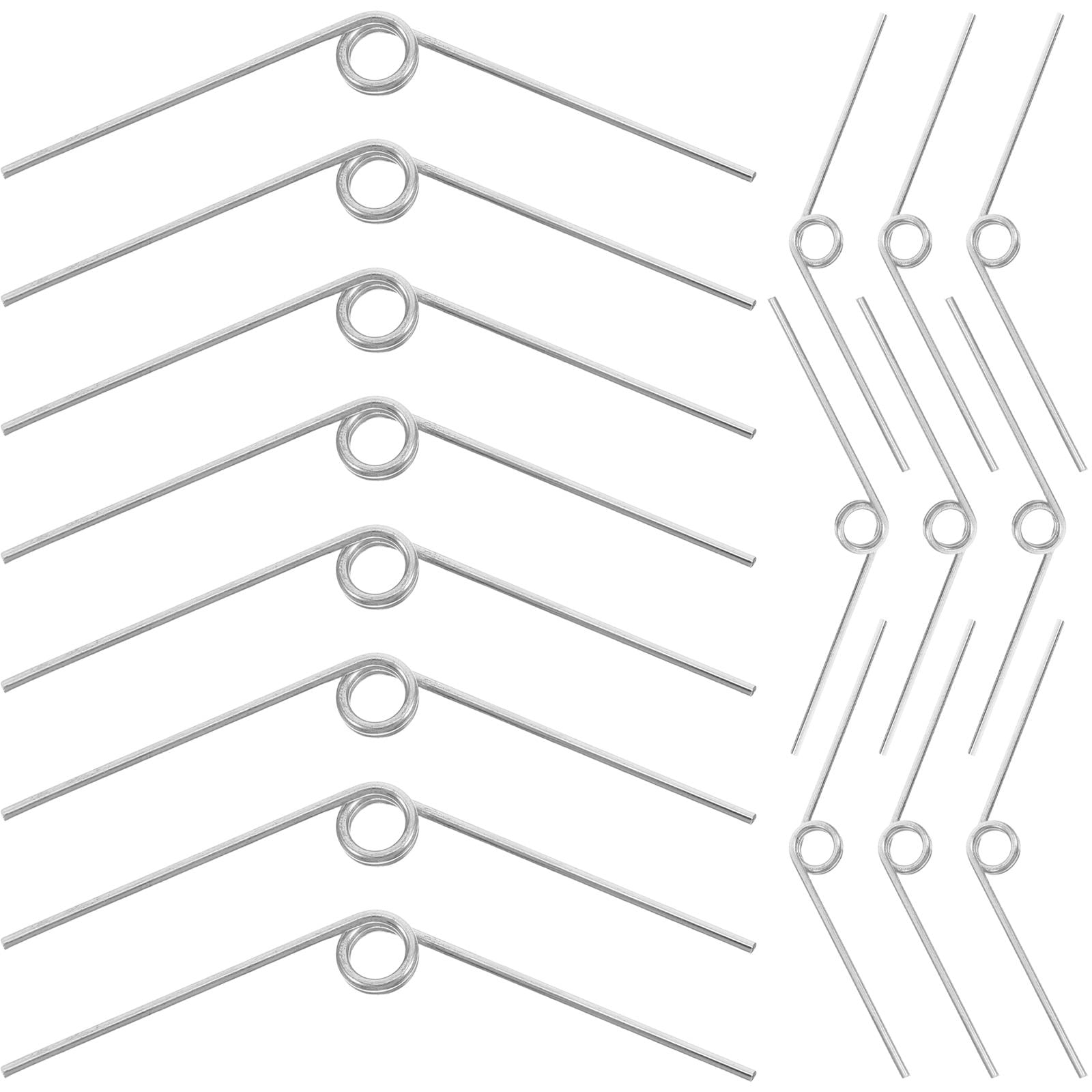 FRCOLOR 20pcs Stainless Steel V-Shape Trimmer Springs Gardening Hand ...